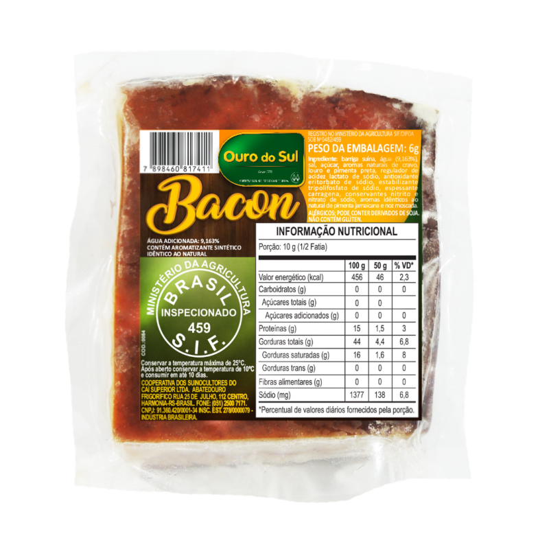 Bacon pedaço pequeno – Ouro do Sul